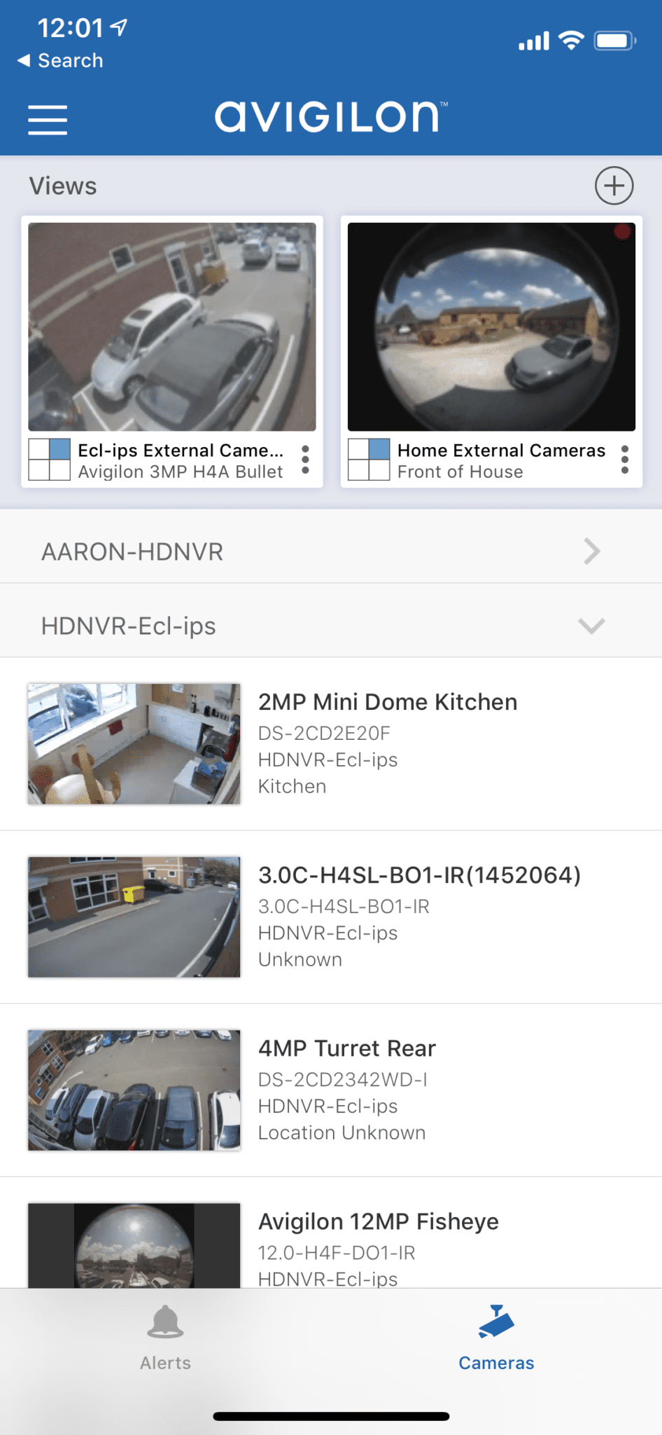 Avigilon Unity Video mobile app - Ecl-ips
